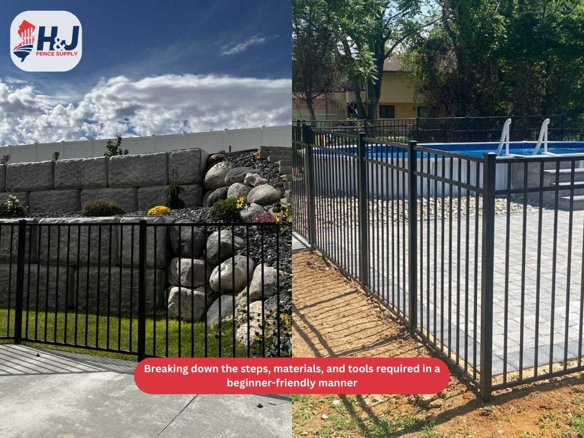 Aluminum Fence: Breaking down the Steps, Materials, and Tools